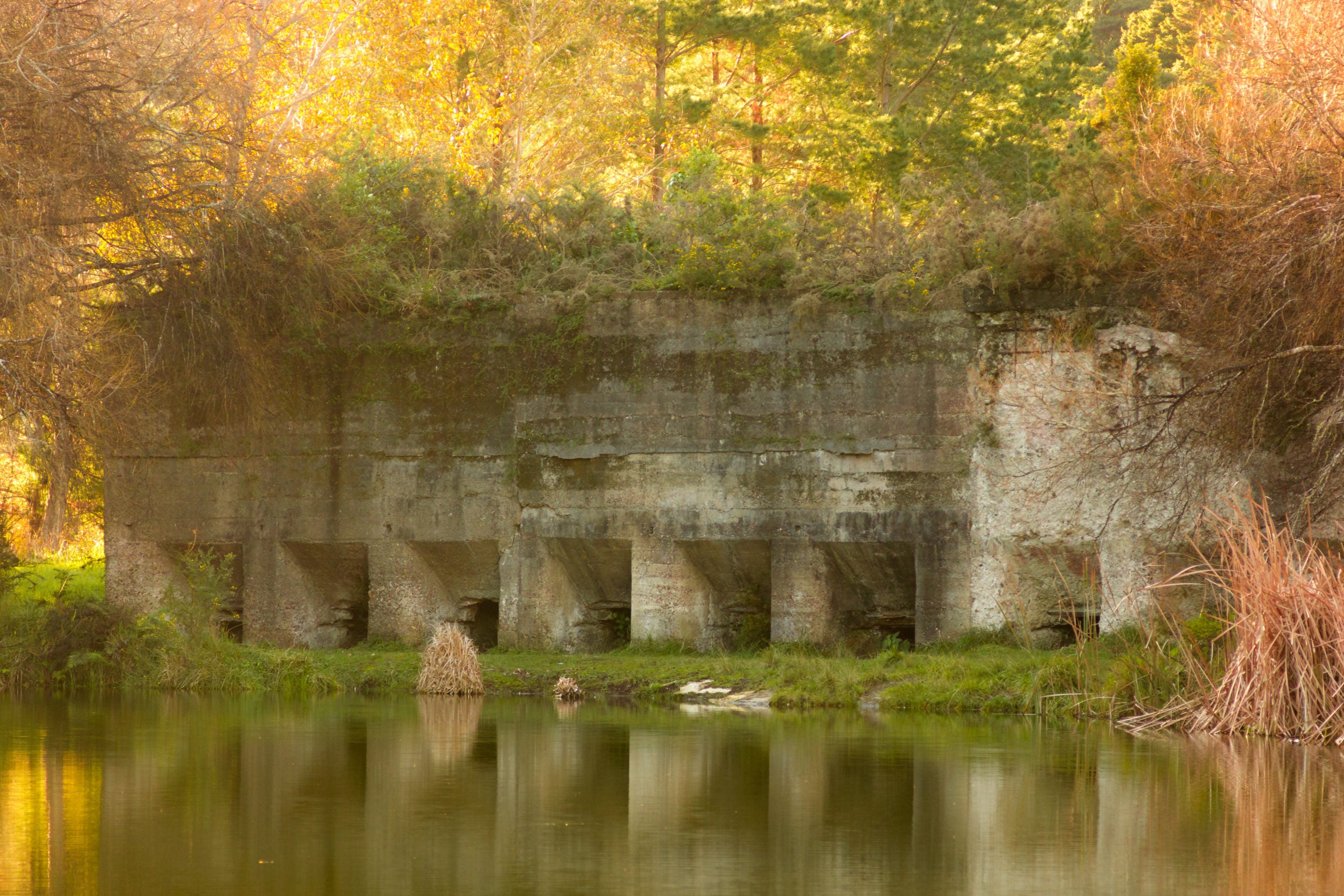 Old Concrete Works in Warkworth – Getting Lost